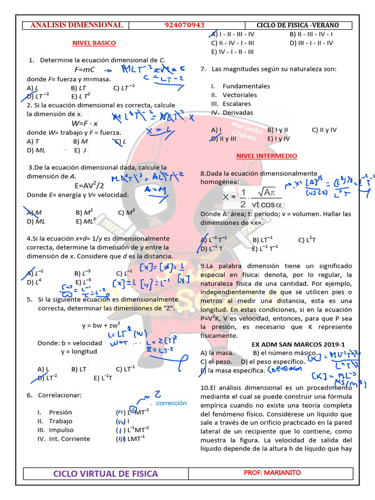 Intro Analisis Dimensional | PDF