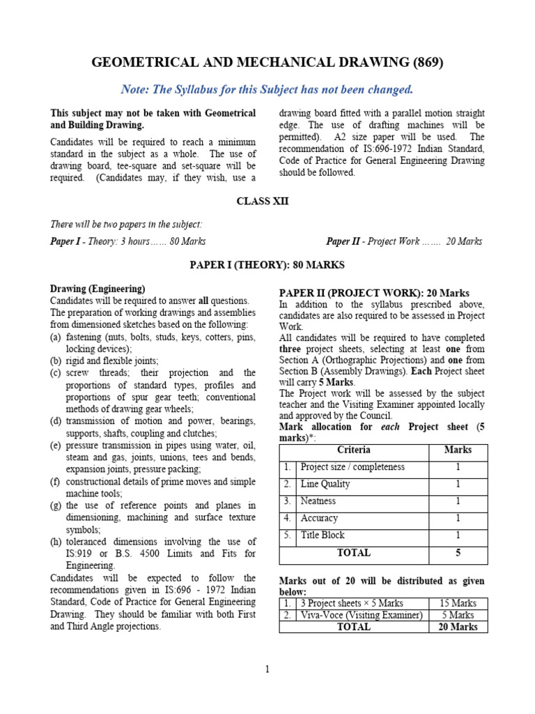 Geometrical and Mechanical Drawing Guidelines | PDF | Screw | Drawing