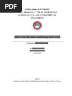 USM Thesis Manuscript Template Guide | PDF | Thesis | Written Communication