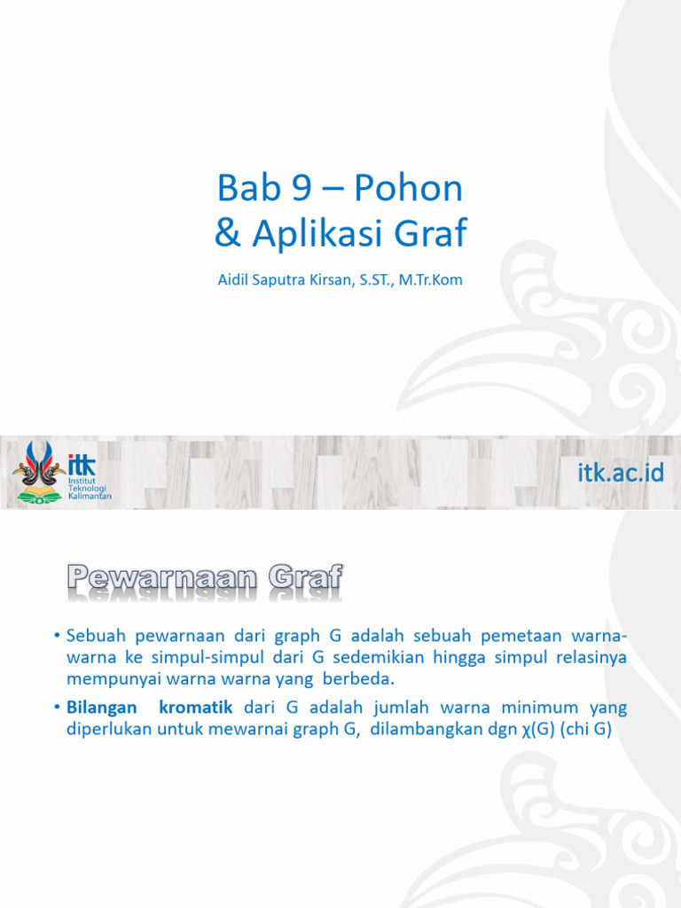 Bab 9 - Pohon Dan Aplikasi Graf | PDF