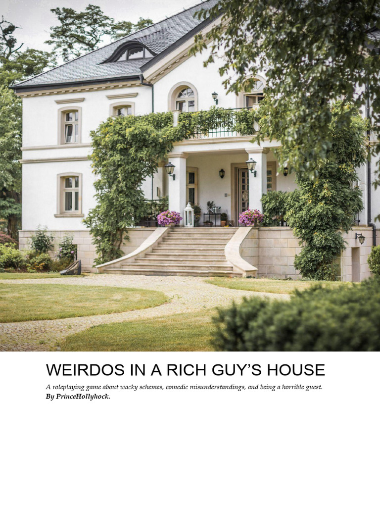 Weirdos in A Rich Guy's House | PDF | Games & Activities