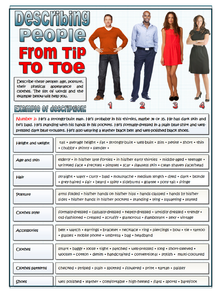 Describing a person | PDF