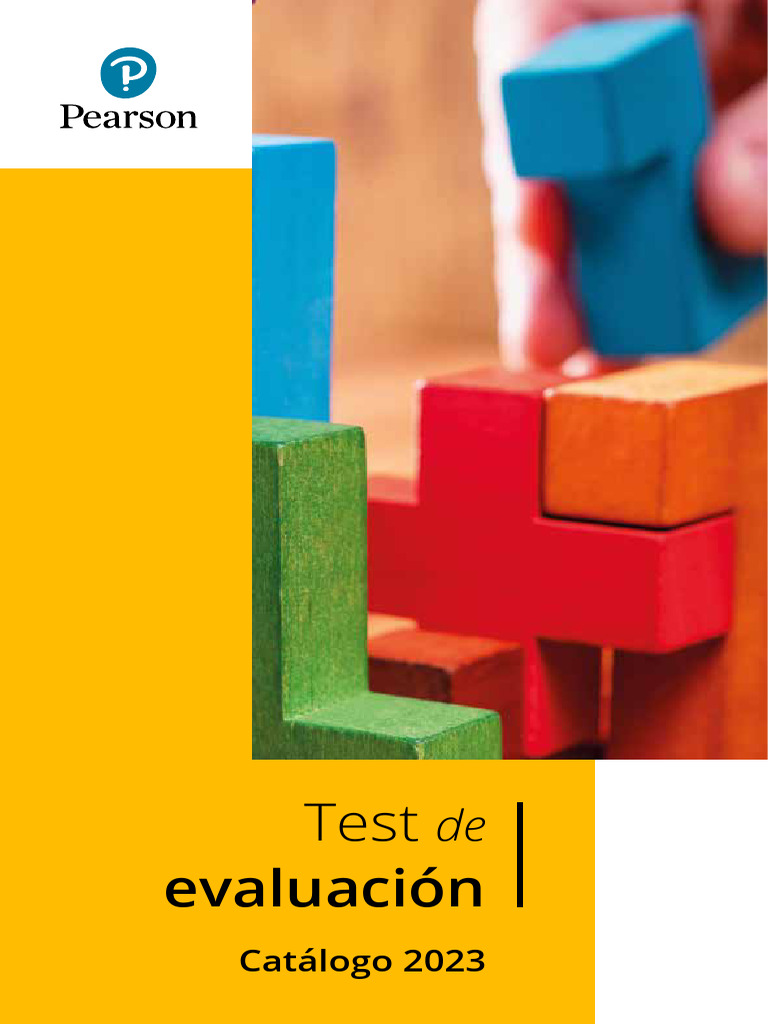 Catálogo Pearson 2023: Evaluación Psicológica | PDF | Escala de ...