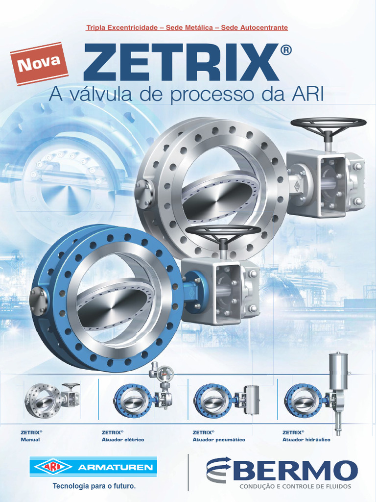 ZETRIX - A Válvula Borboleta Triexcêntrica de Processo da ARI | PDF