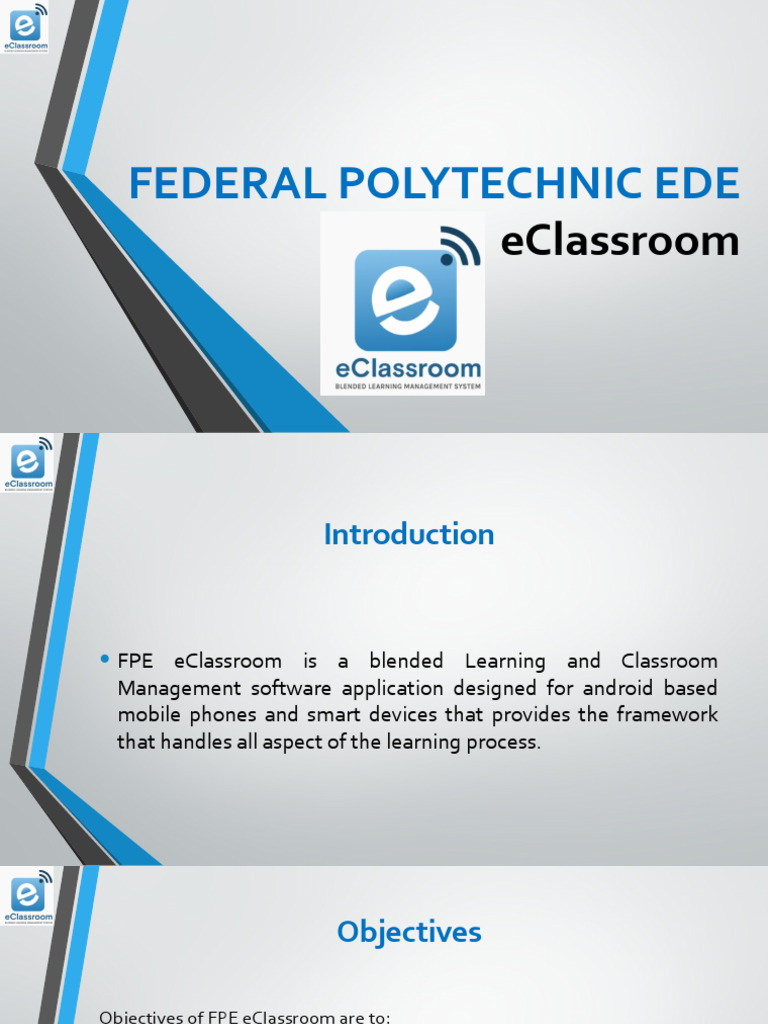 e Classroom | PDF | Educational Technology | Computer Science