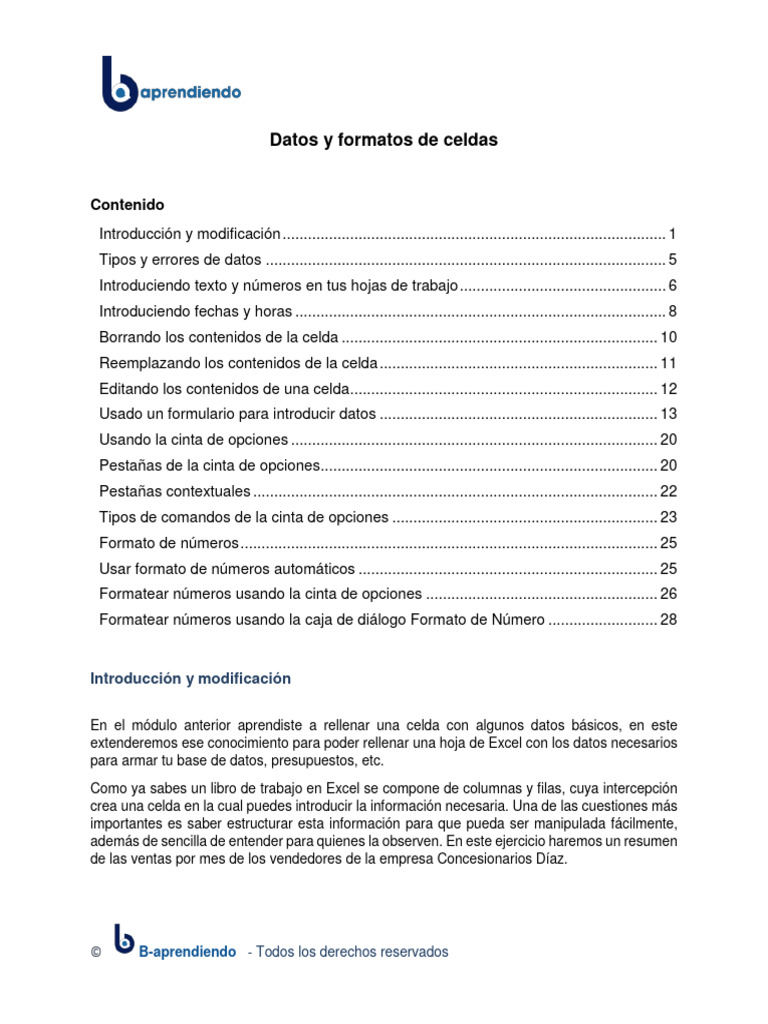 Excel Básico-M2-R2 - Manual Completo Modulo 2 | Descargar gratis PDF | Microsoft Excel | Hoja de ...
