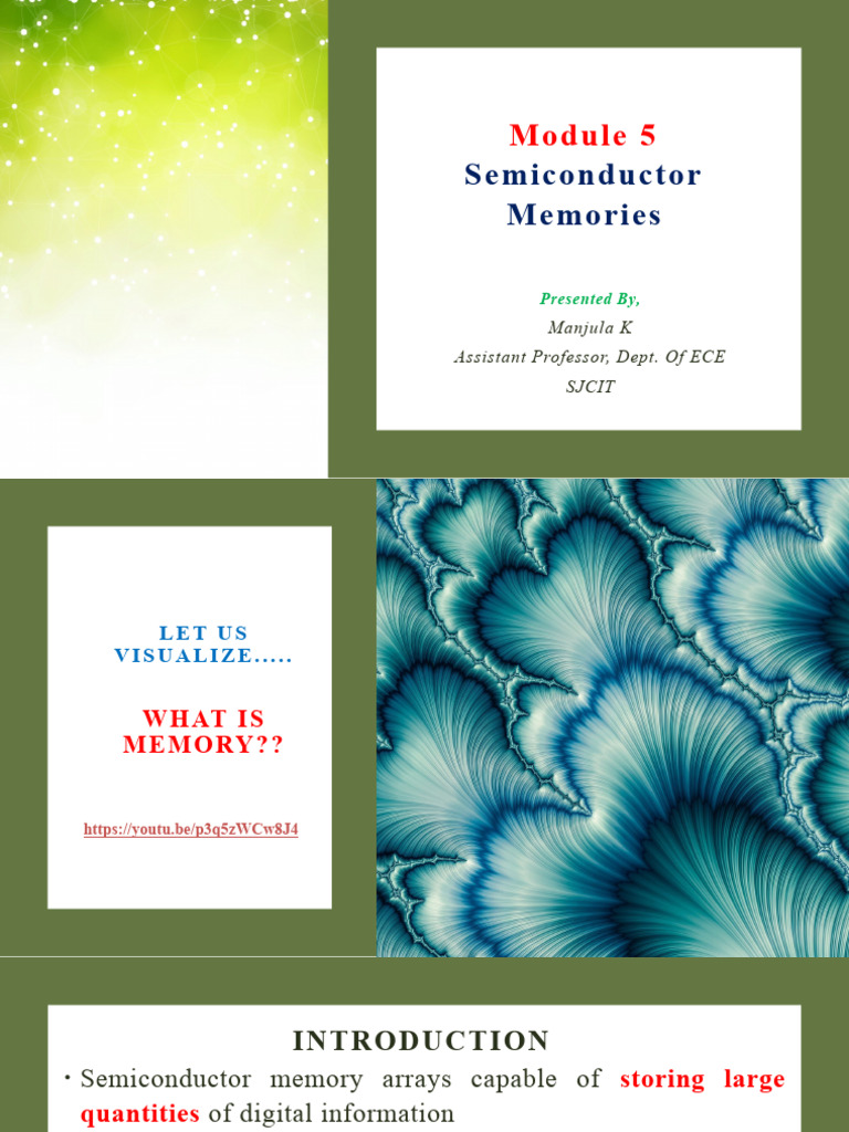 Overview of Semiconductor Memories | PDF