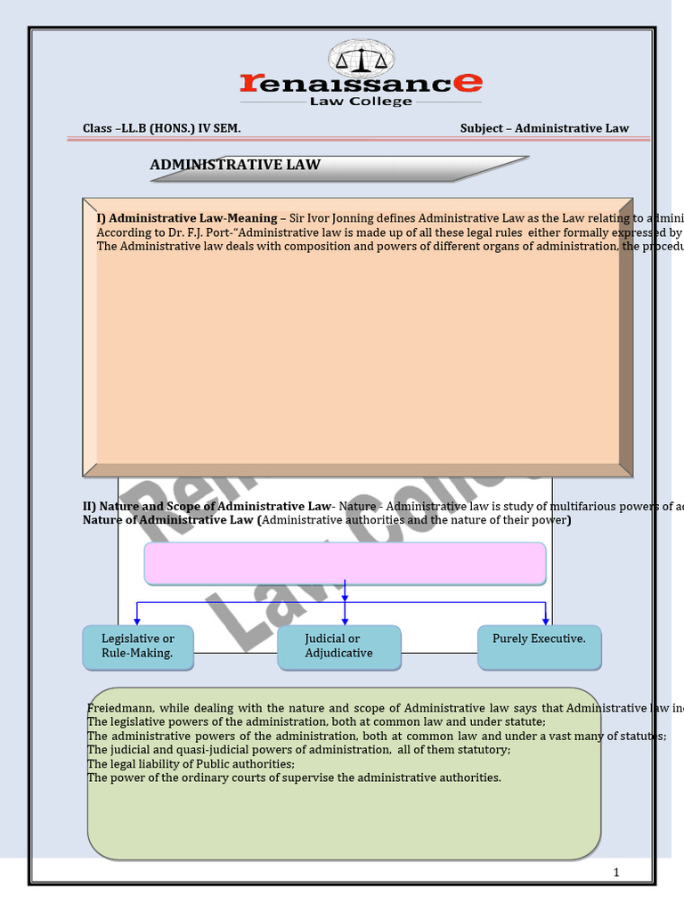Administrative Law SC | PDF