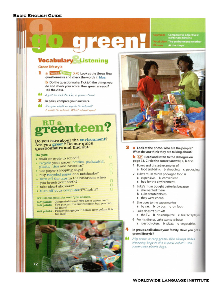 Unit 8 Adults Basic English Book | PDF | Language Arts & Discipline