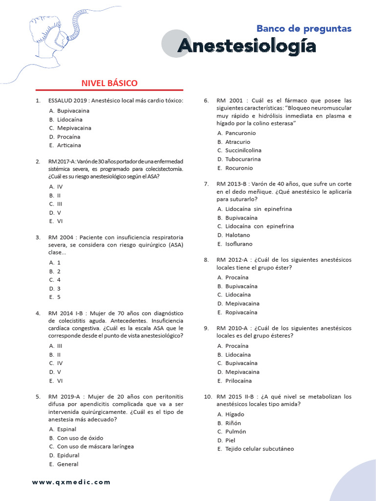 Banco de Preguntas | PDF