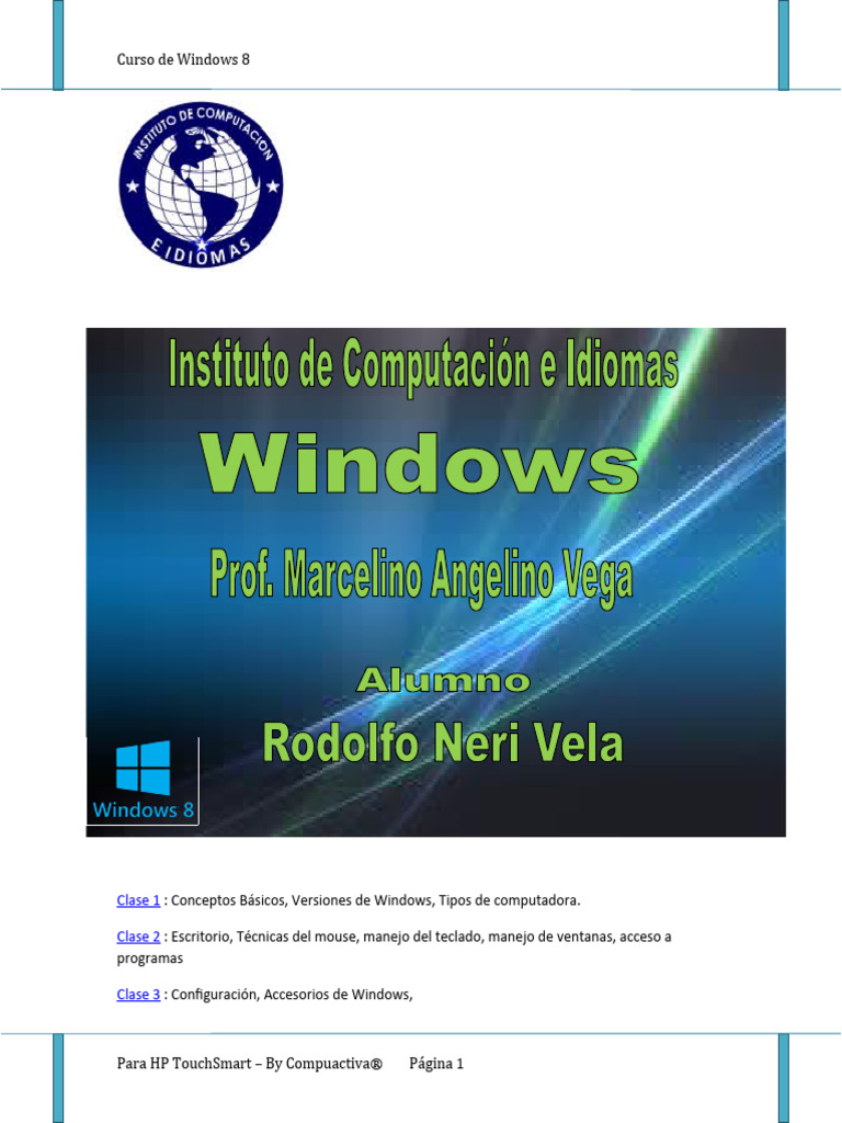 001-Microsoft Windows | PDF | Computadoras personales | Ventana (informática)