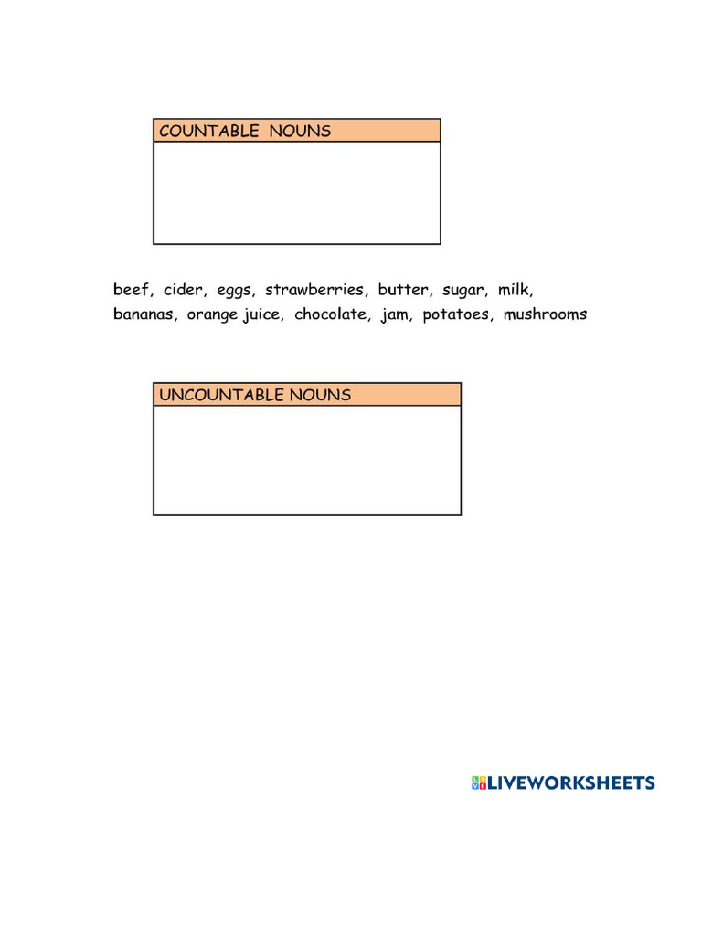 Exercise Noun 1 | PDF