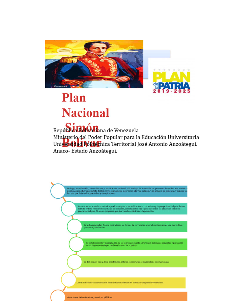plan de la patria | PDF