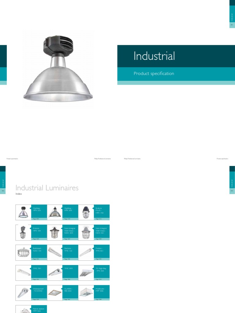 Philips Industry Lighting Brochure Pdf Lighting Mirror