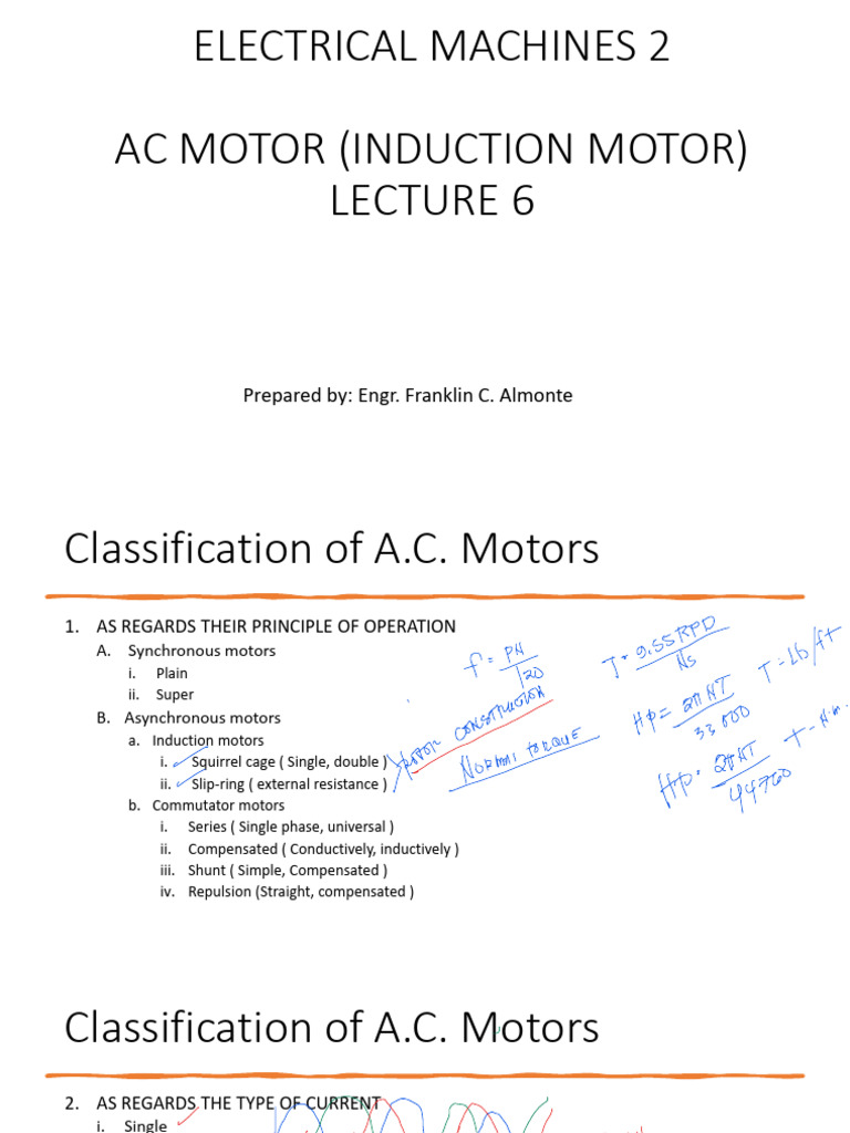 Ele 099 Alternotor Lec 6 01 25 24 | PDF | Electric Motor | Electrical Components