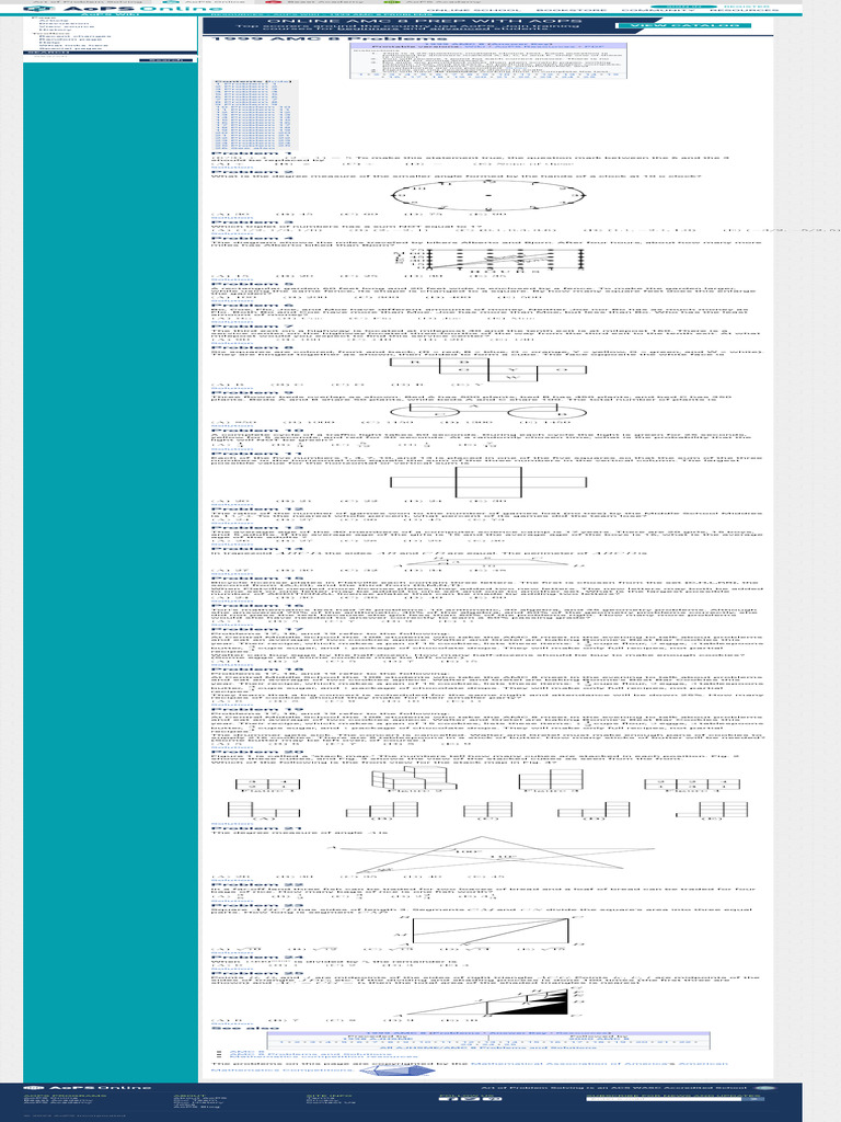 Art of Problem Solving | PDF