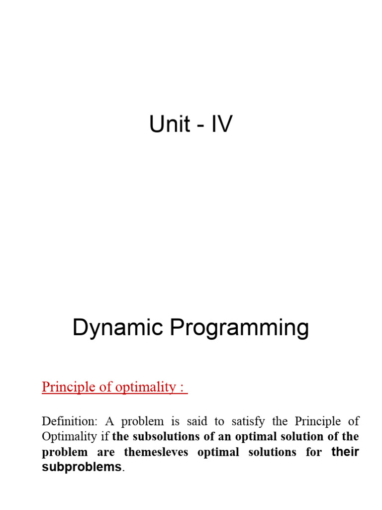 DAA Unit IV | PDF