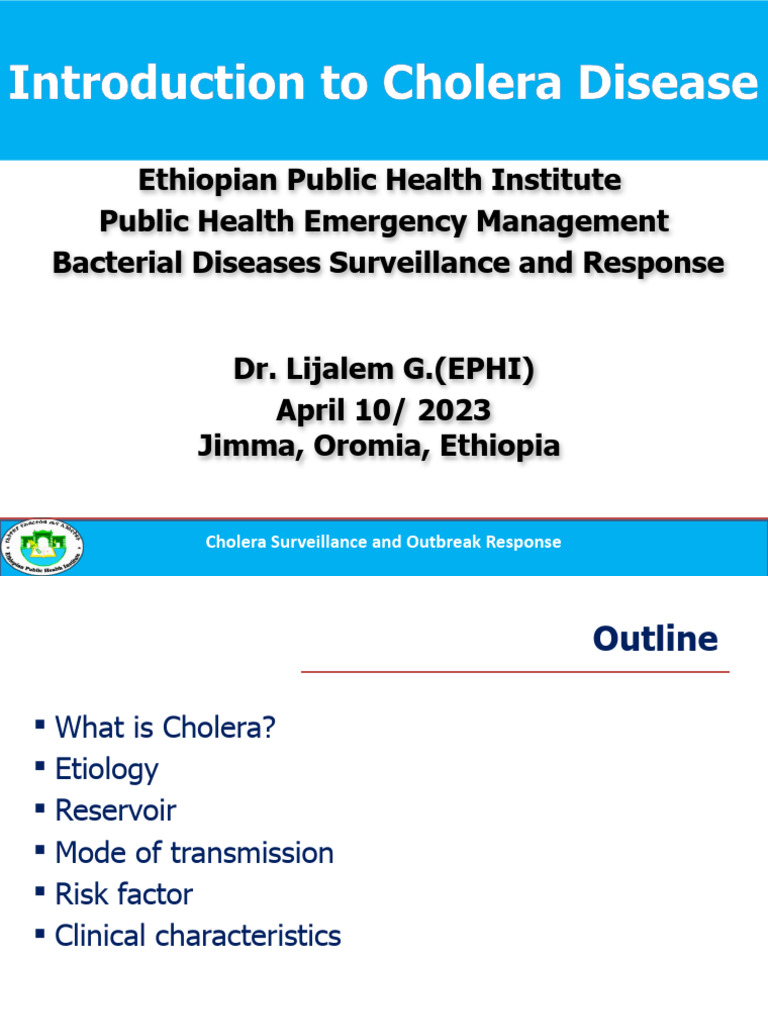 Chapter 1-Introduction To Cholera | PDF | Cholera | Diarrhea