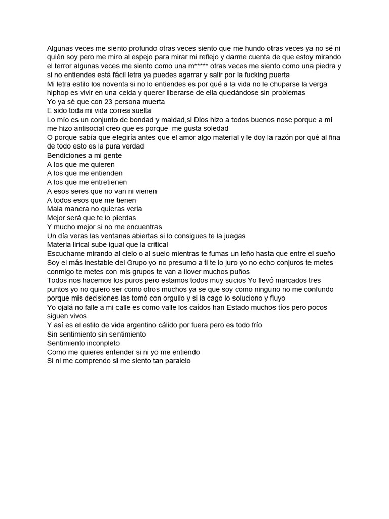 Muy Profundo | PDF
