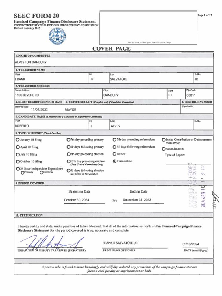 Roberto Alves SEEC 20 January 10 (Termination) | PDF