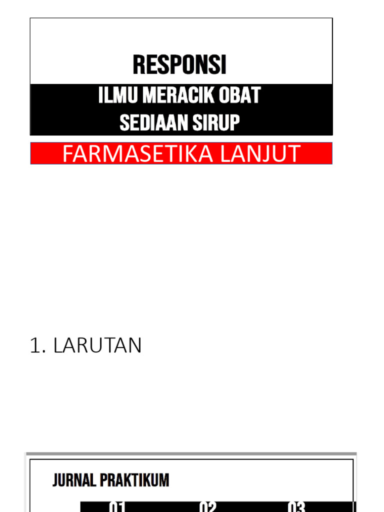 Responsi Perhitungan Dosis Larutan 2 | PDF