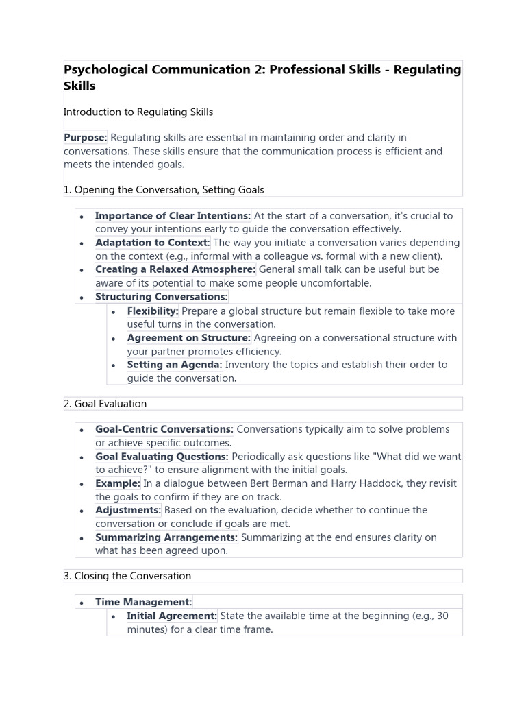 Psychological Communication 2 Chatgpt Notes | PDF