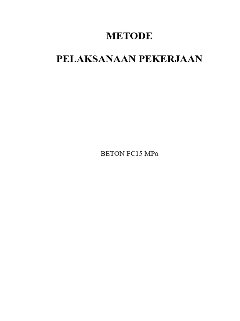 BETON FC15 MPa | PDF