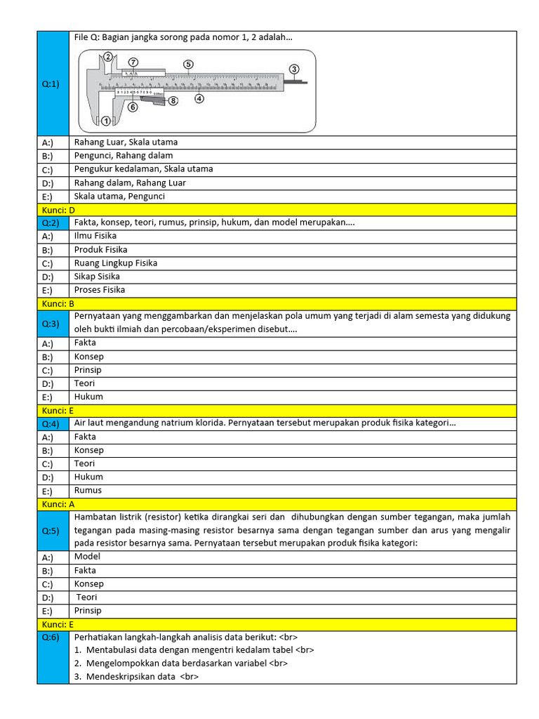 Soal CBT Fisika X | PDF | Metode & Bahan Ajar