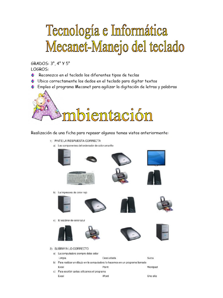 Guía Completa del Uso del Teclado | PDF