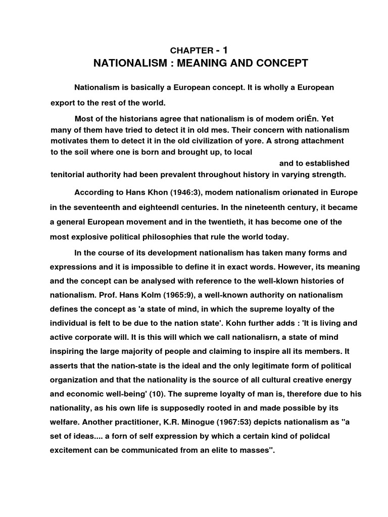 Understanding Nationalism | PDF