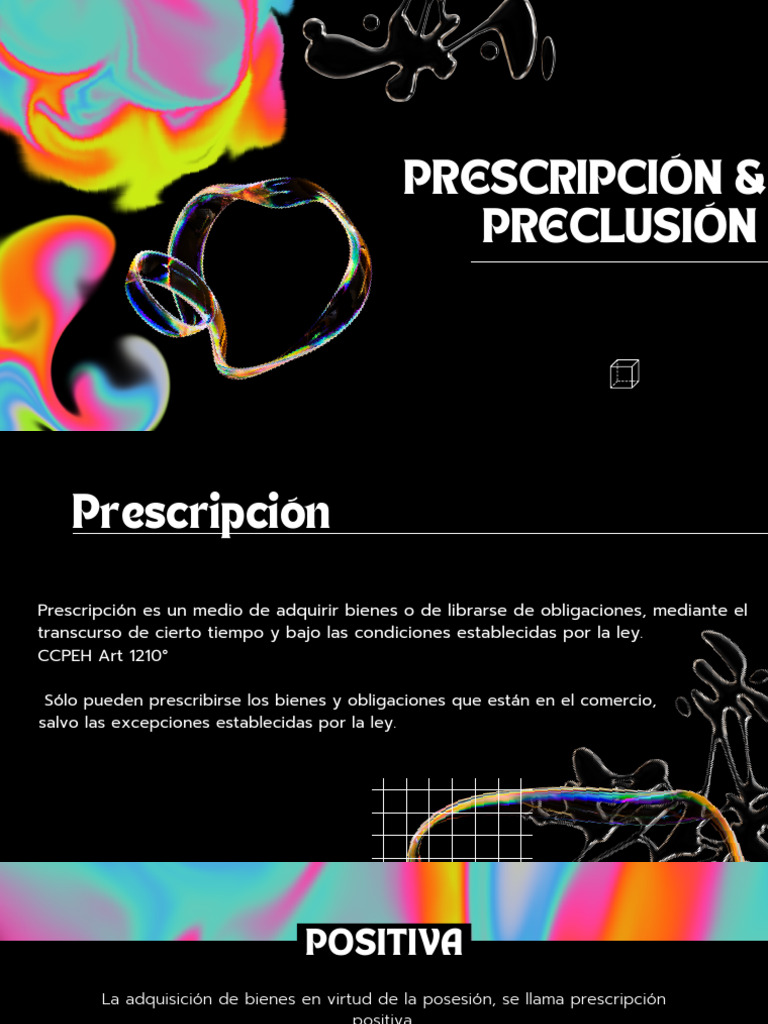Prescripción & Preclusión | PDF