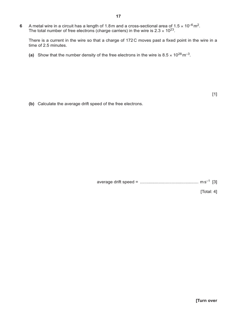 Electricity WS1 | PDF