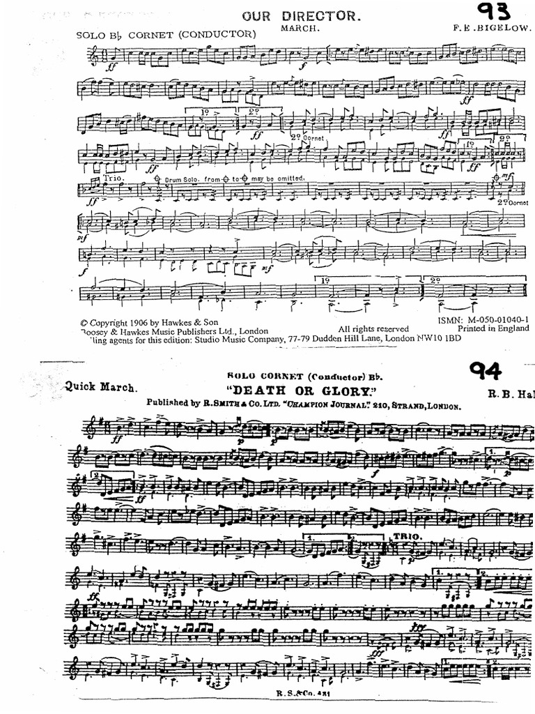 Our Director March - Bigelow | PDF