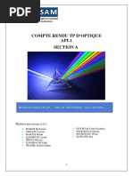 Compte Rendu TP Optique - Focométrie | PDF | Optique
