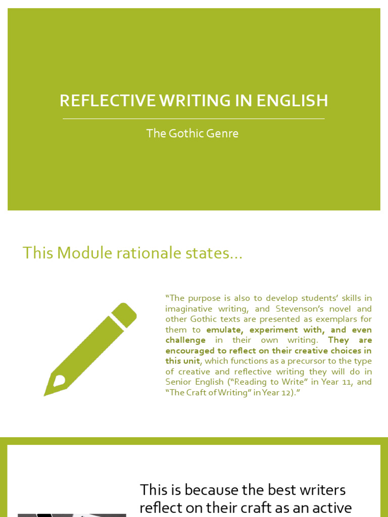 Reflective Writing | PDF