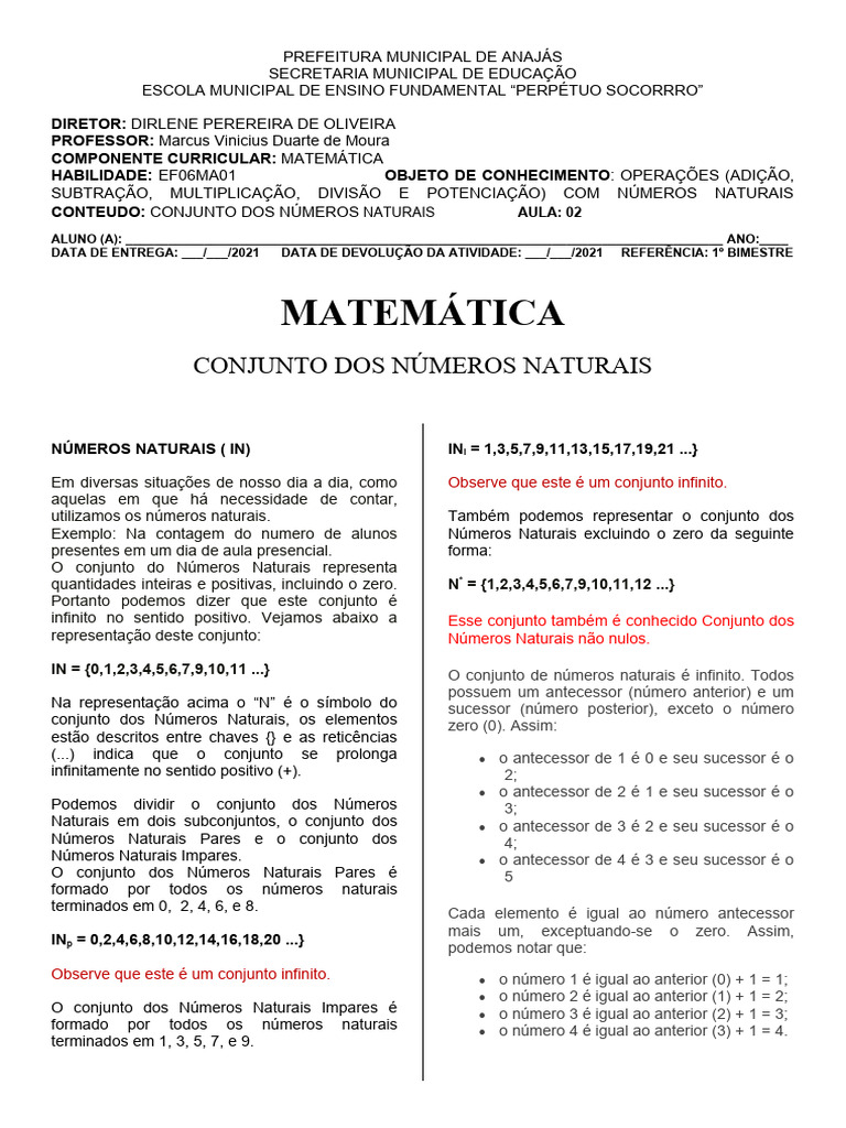Atividade 7º | PDF