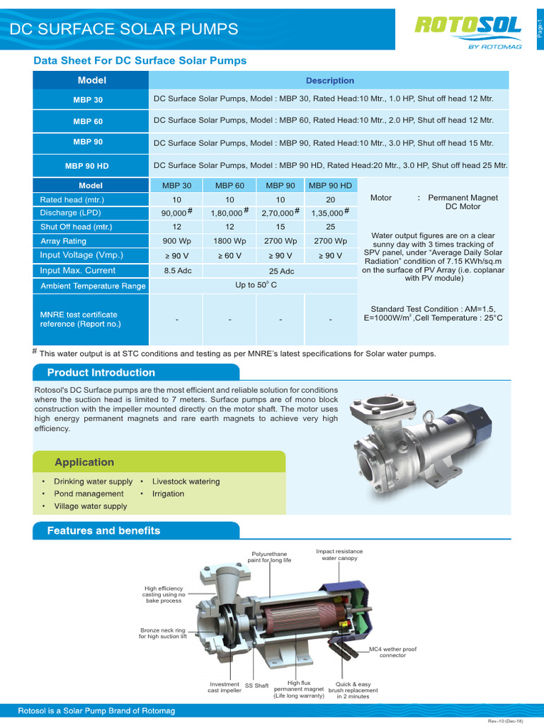 PMDC Surface R10 | PDF