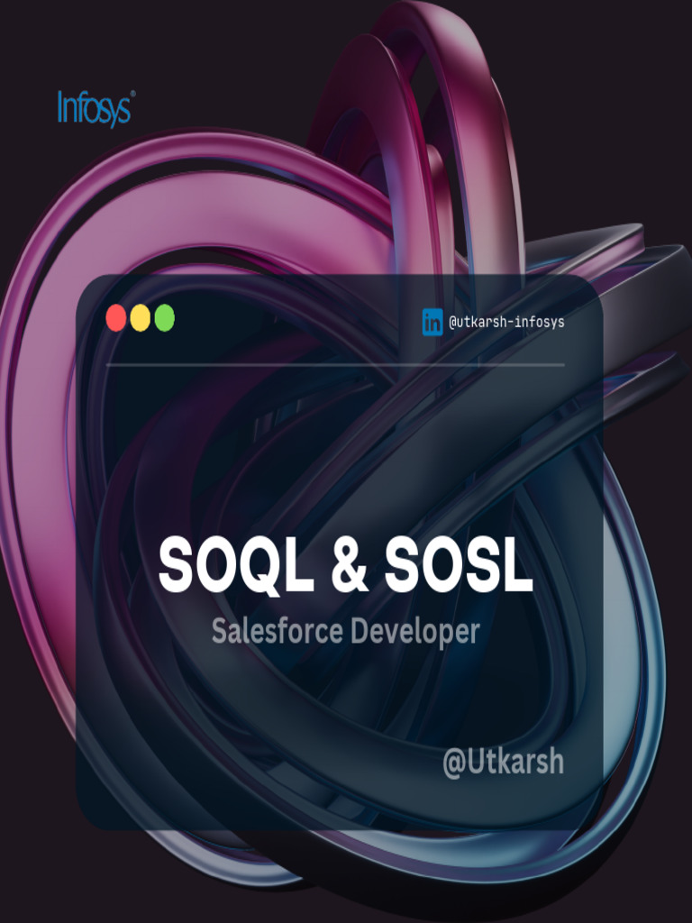 SOQL&SOSL | PDF SOQL&SOSL | PDF