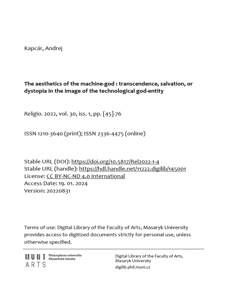 A Bunch of Yapping | PDF | Transhumanism | God