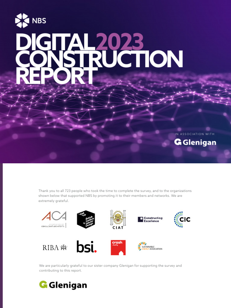 Digital Construction Report 2023 | PDF | Building Information Modeling | Artificial Intelligence