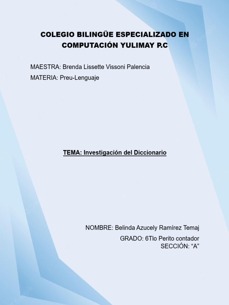 Diccionario PREU LENGUAJE | PDF | Diccionario | Comunicación humana