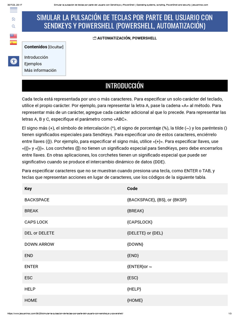 Simular La Pulsación De Teclas Por Parte Del Usuario Con Sendkeys Y Powershell Operating 
