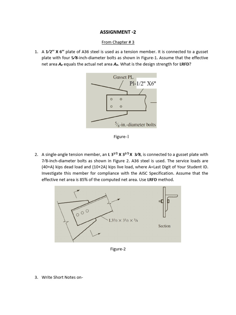 Assignment 2 | PDF | Strength Of Materials | Buckling