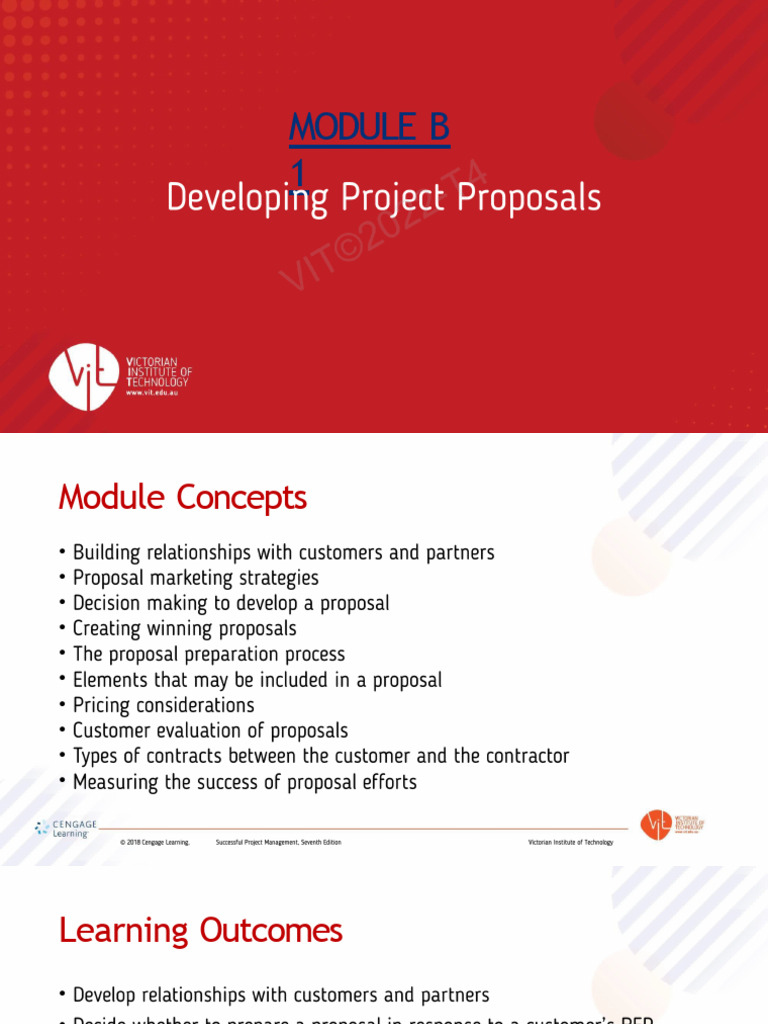 Module B 1 - Developing Project Proposals Nov 2023 | PDF