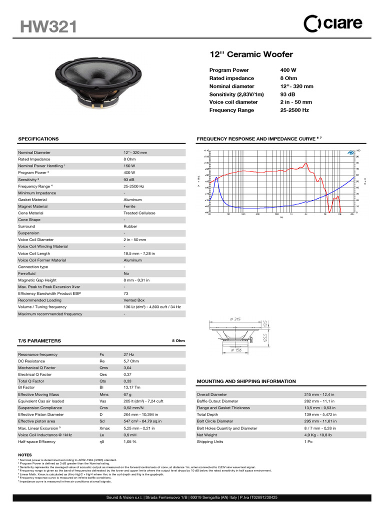 HW321 | PDF | Inductor | Sound Technology