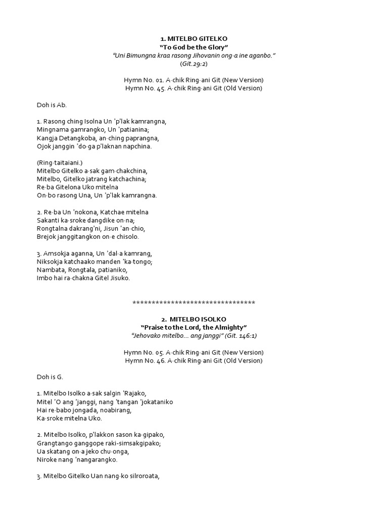 HYMNS (1) | PDF
