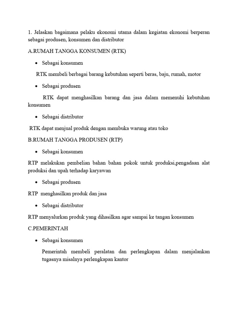 Soal Asli Ips Uh 1 | PDF | Bisnis | Ilmu Sosial