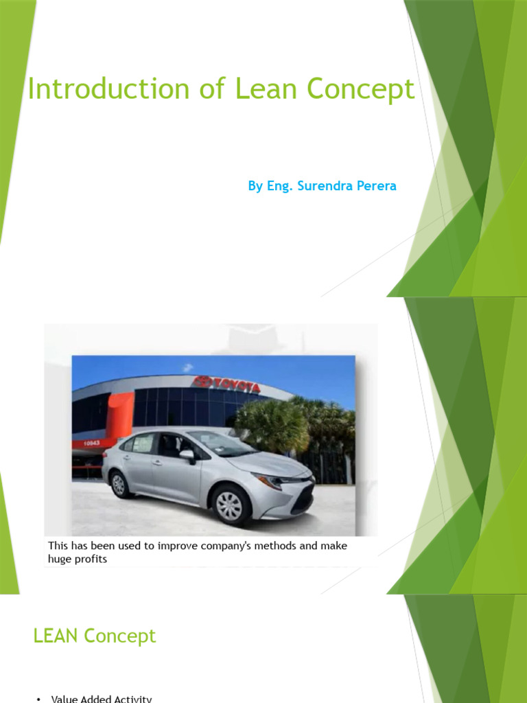 4.1.Introduction to Lean Concept | PDF