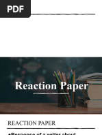 Movie Reaction Paper Template | PDF | Cinematography