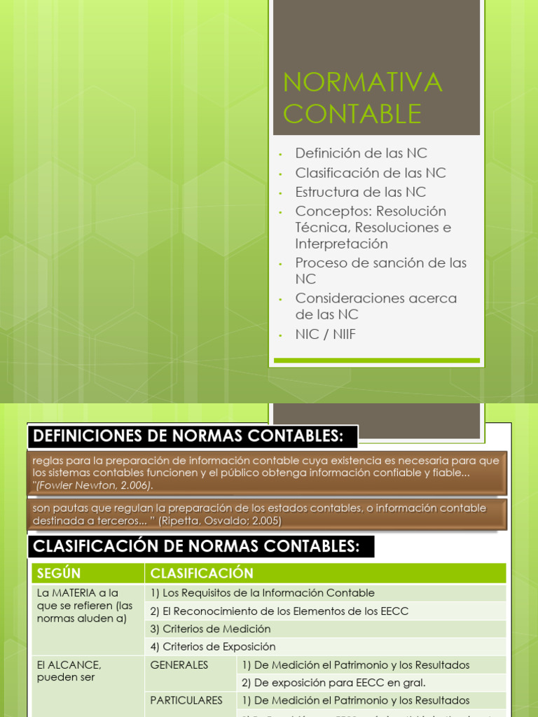 Normativa Contable | PDF | normas internacionales de INFORMACION FINANCIERA | Contabilidad